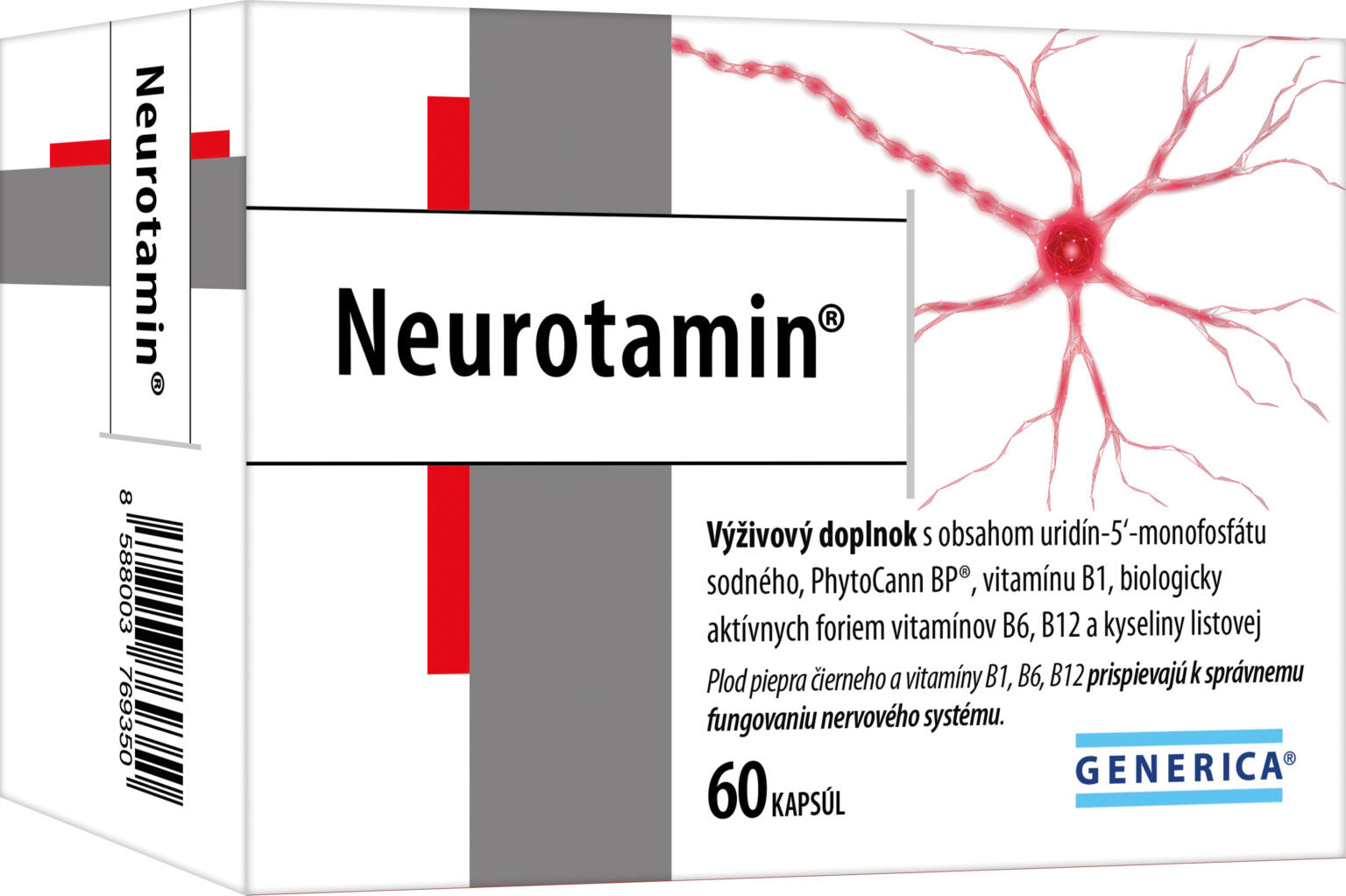 Neurotamin®, 60 capsules | GENERICA